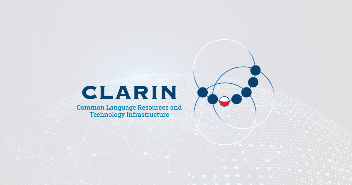 CLARIN-PL - language tools, infrastructure and NLP services